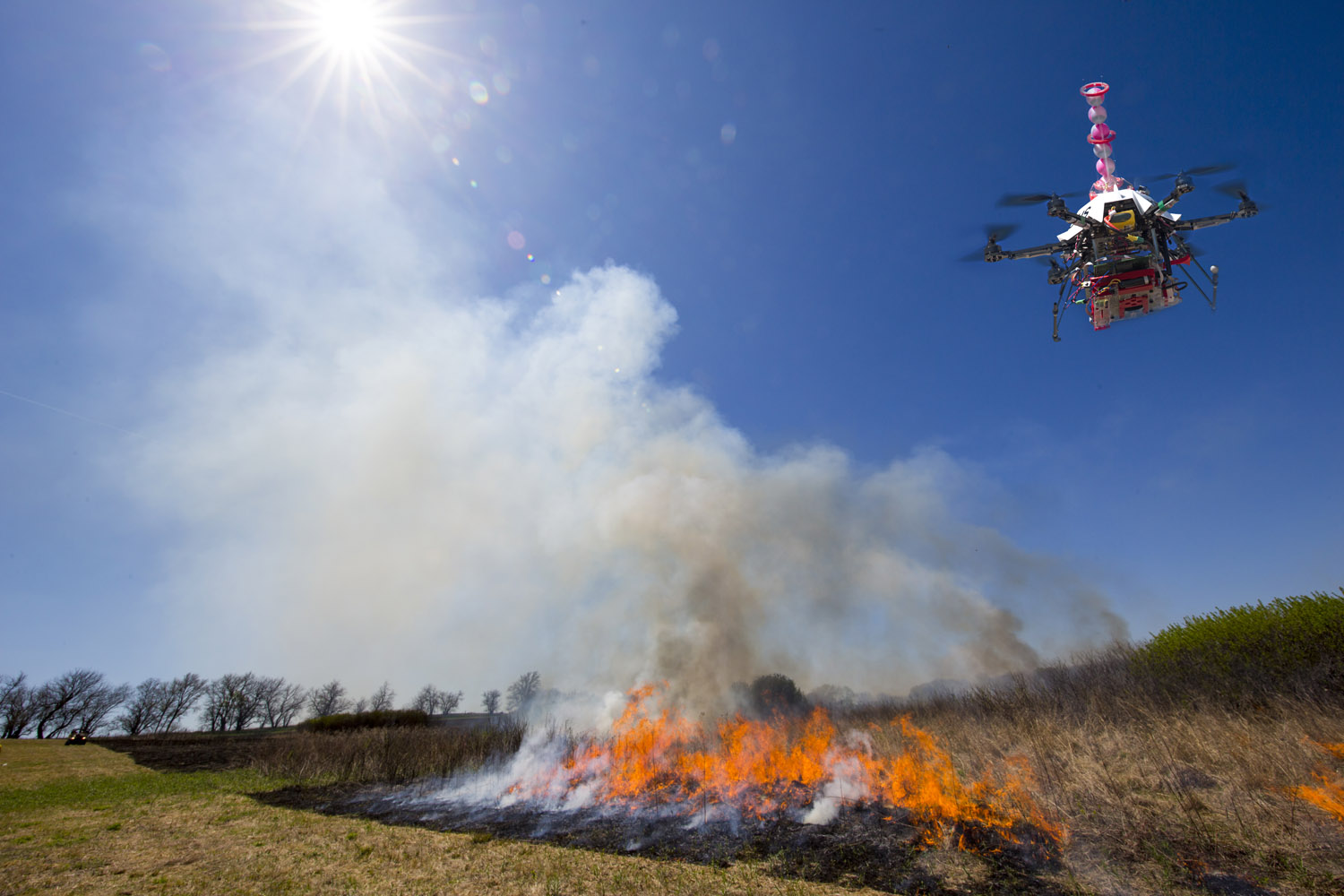 Drones Could Help Fight Fire with Fire – Research at Nebraska