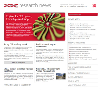 UNL | Research News February 2014 | Office of Research & Economic ...