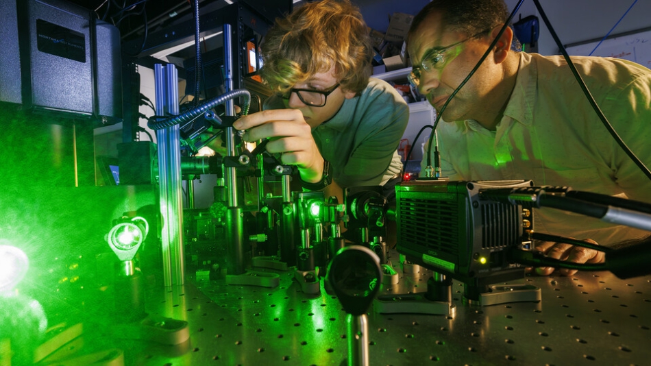 Ben Hammons, a freshman in electrical engineering, and Abdelghani ...